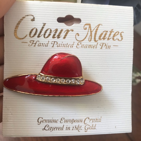 Colour Mates | Accessories | Vintage Colour Mates Hand Painted Enamel ...